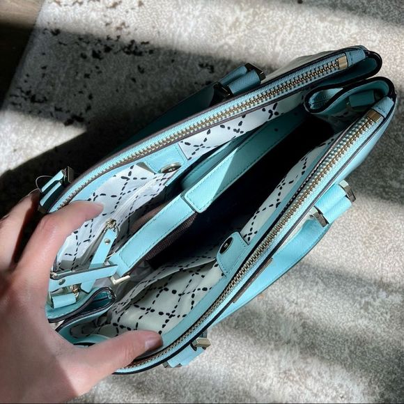 kate spade | Bags | Nwt Kate Spade Light Blue Newbury Lane Small Loden ...